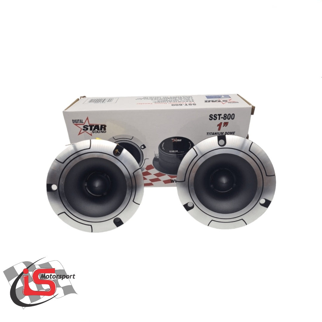 STARSOUND TITANIUM DOME TWEETER SST-800 – IS Motorsport
