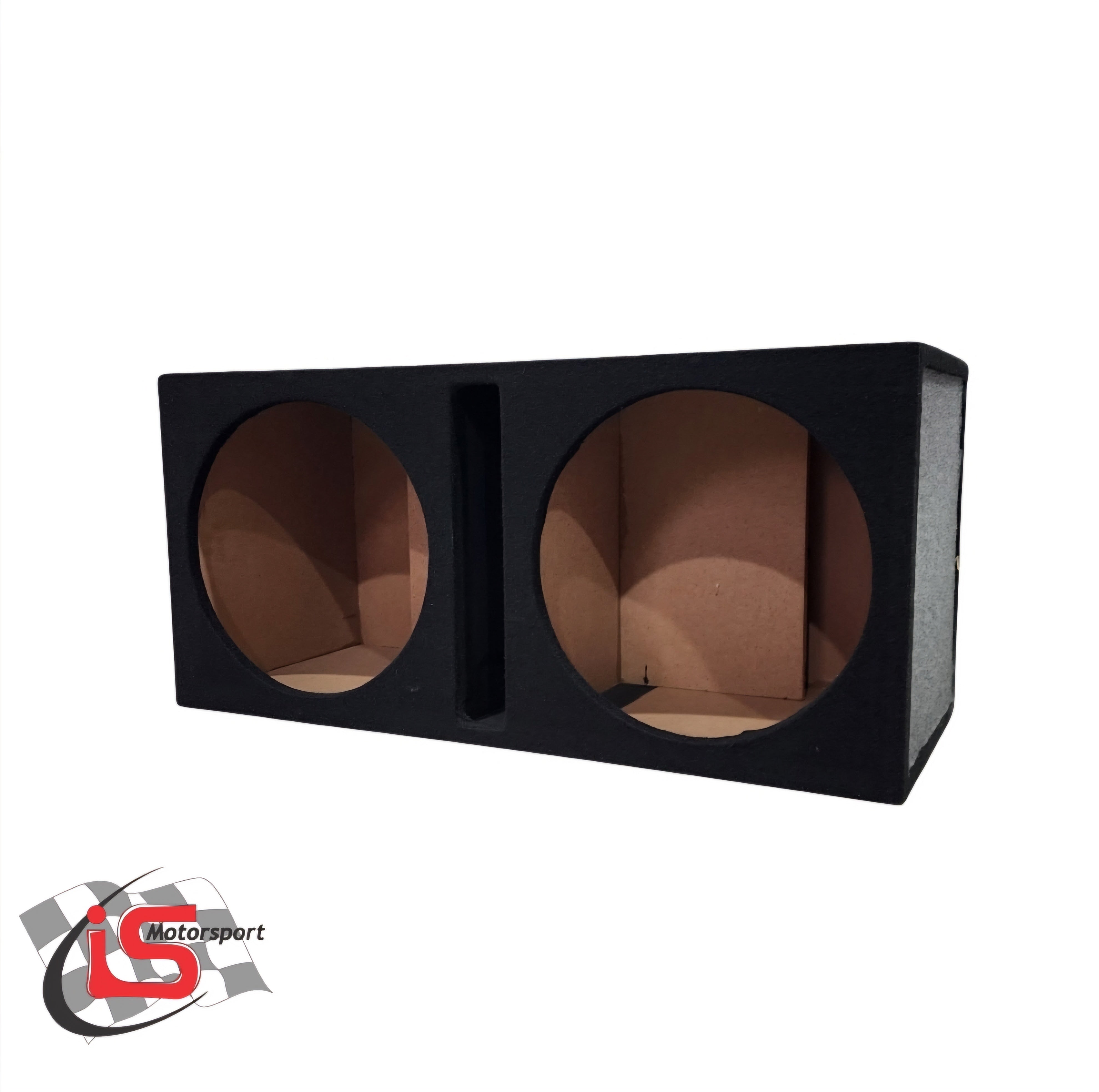 15 INCH DOUBLE SLOT PORT SUB BOX (SUPA WOOD) – IS Motorsport